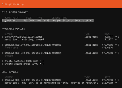 Install Ubuntu 18.04 on RAID1 – Calvin Bui